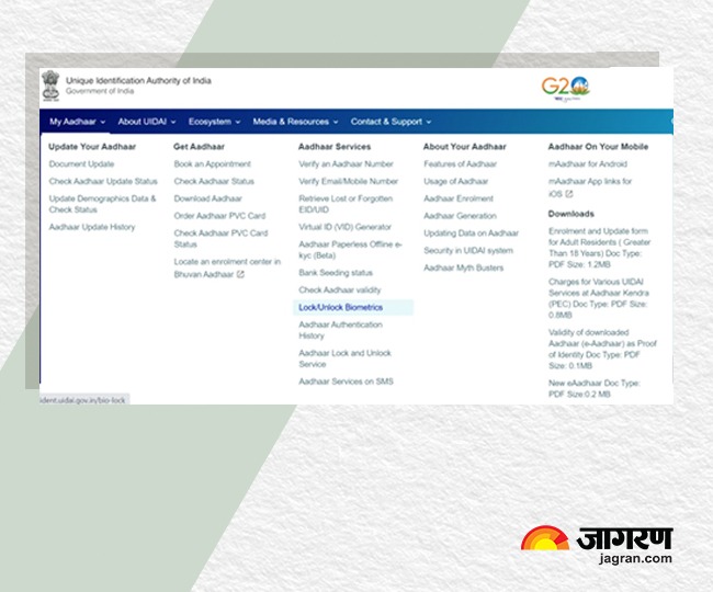 Aadhaar Card के बायोमेट्रिक को कैसे करें लॉकअनलॉक क्या होता है इसका